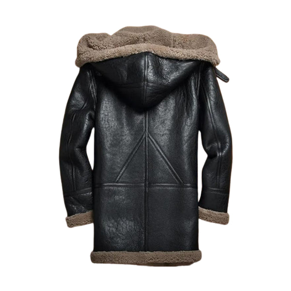 Men's B7 Sheepskin Shearling RAF Flight Pilot Leather Coat – The Jacket ...